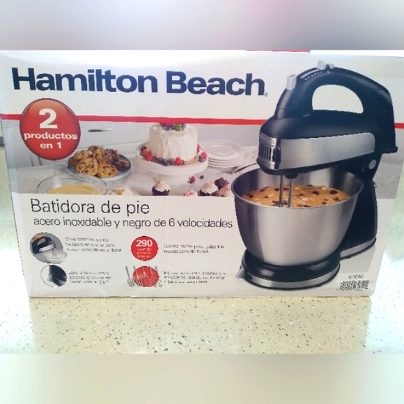 Hamilton Beach | Kitchen | Nwt Hamilton Beach Dual Purpose Stand Mixer ...
